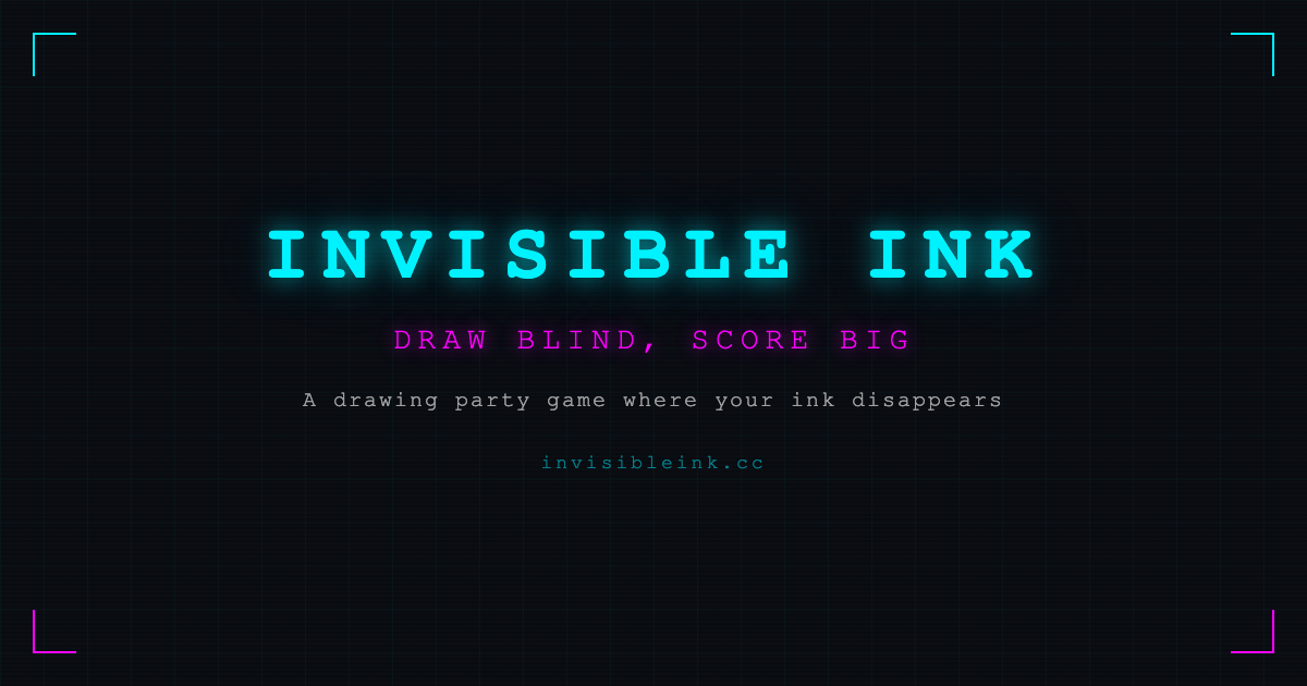 Invisible Ink — Draw Blind, Score Big